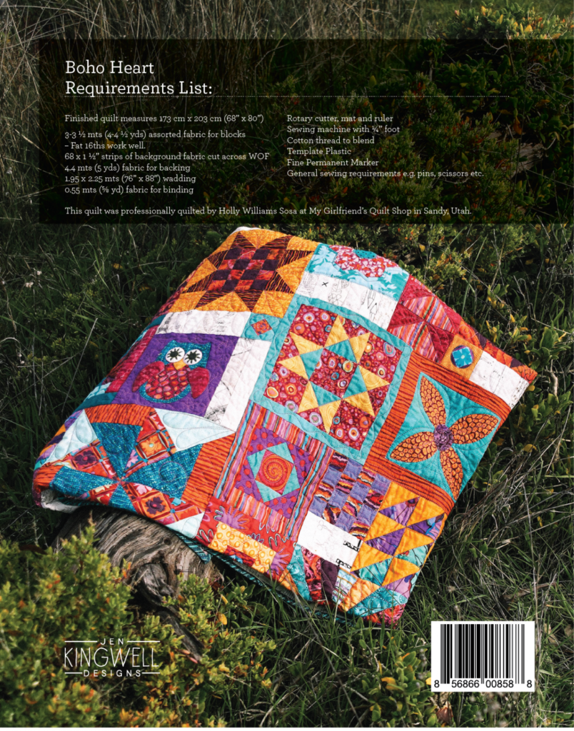 Boho Heart Booklet – Sew Hot