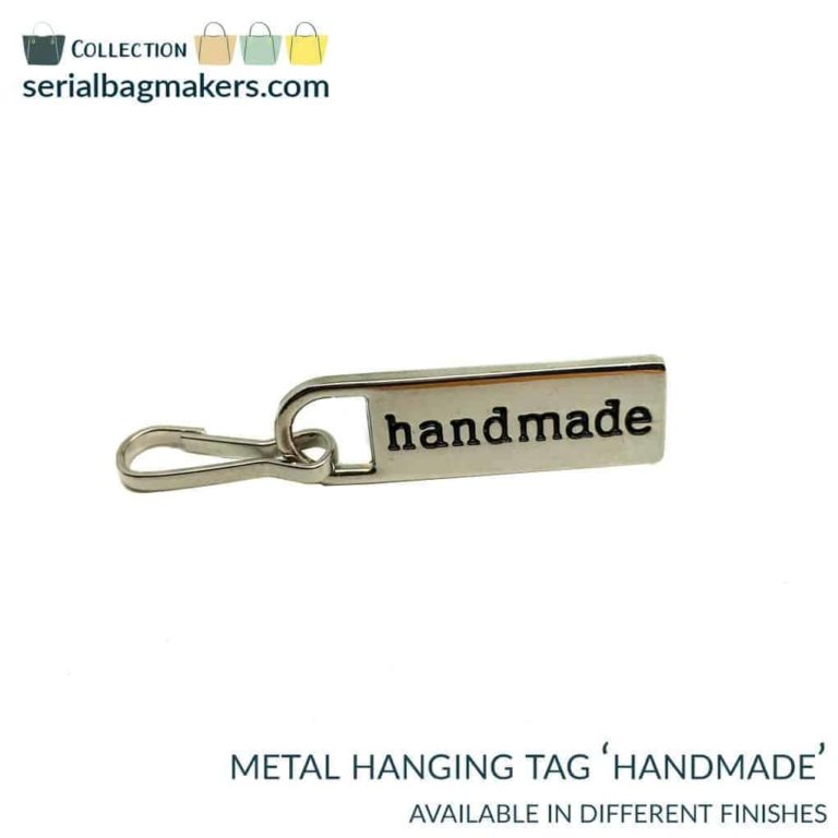 Serial Bagmakers Handmade Hanging Metal Tag with Clip – Sew Hot