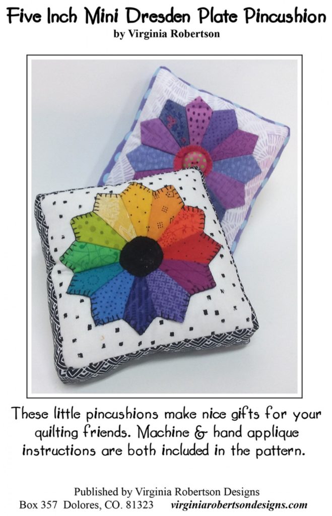 Five Inch Mini Dresden Plate Pincushion Pattern – Sew Hot
