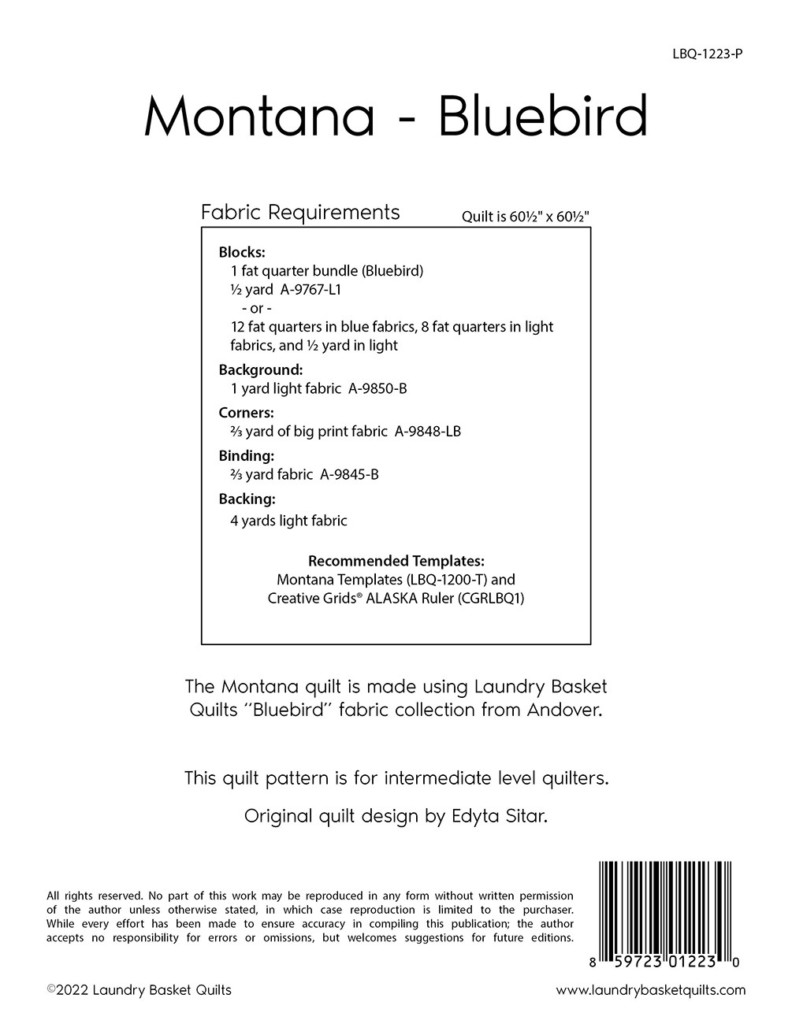 Montana Quilt Pattern – Sew Hot